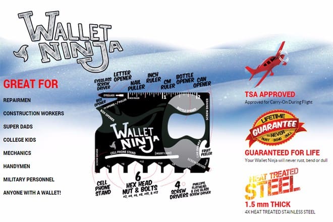 The Incredible Ninja Wallet – Every Mans Dream Gift ! > Jersey Rewards