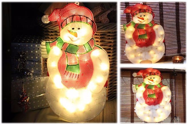 Amazing LED Indoor Snowman or Santa Ornament > Jersey Rewards