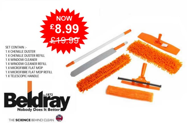 Beldray 7 Piece Cleaning Kit – Multi-tasking made easy > Jersey Rewards