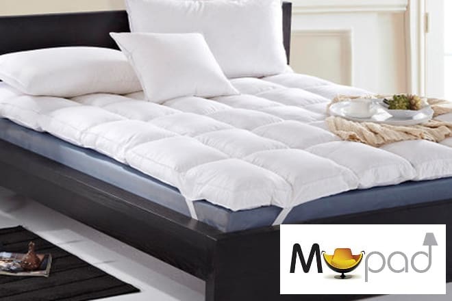 MyPad Home Essentials Natural White Goose Feather & Down Mattress ...