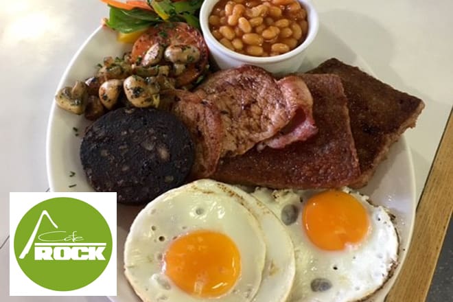 All Day Breakfast for 2 from Cafe Rock > Jersey Rewards